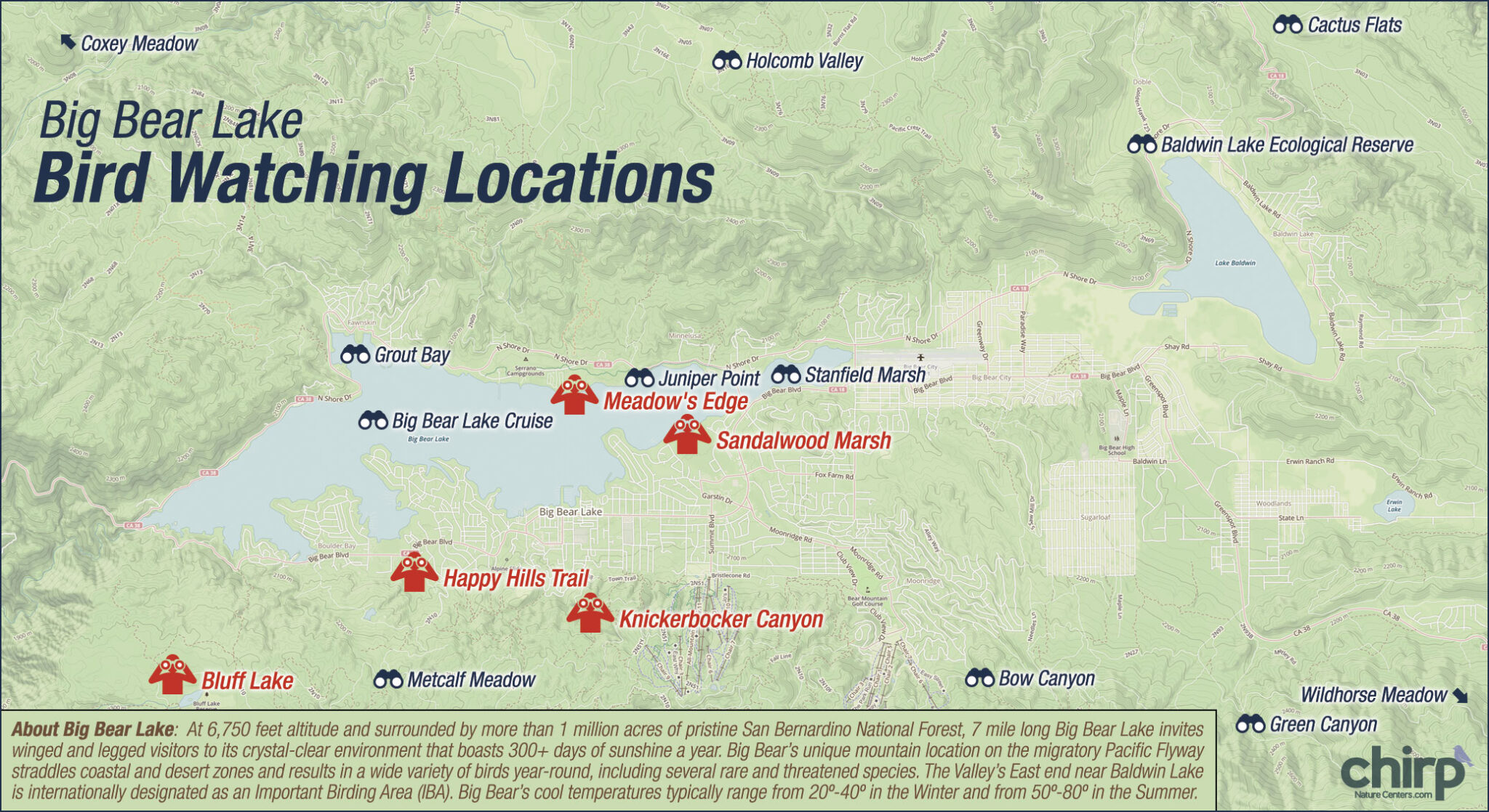 Where To Go Bird Watching In Big Bear Lake Chirp Nature Center Where To Go Bird Watching In Big Bear Lake Chirp Nature Center
